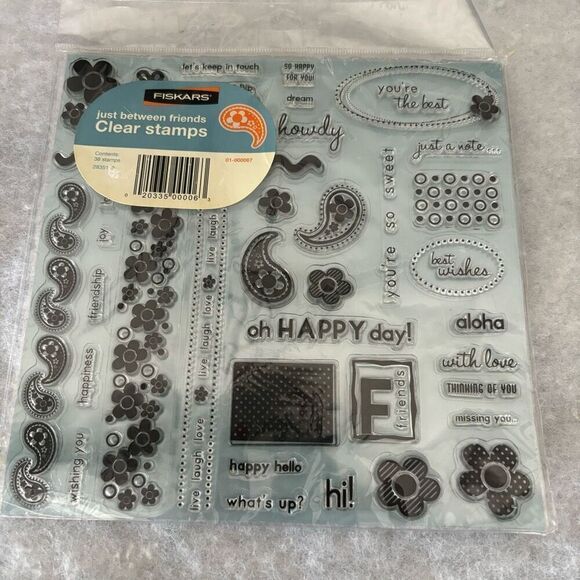 Fiskars | Office | Fiskars Just Between Friends Clearstamps 28352 New ...